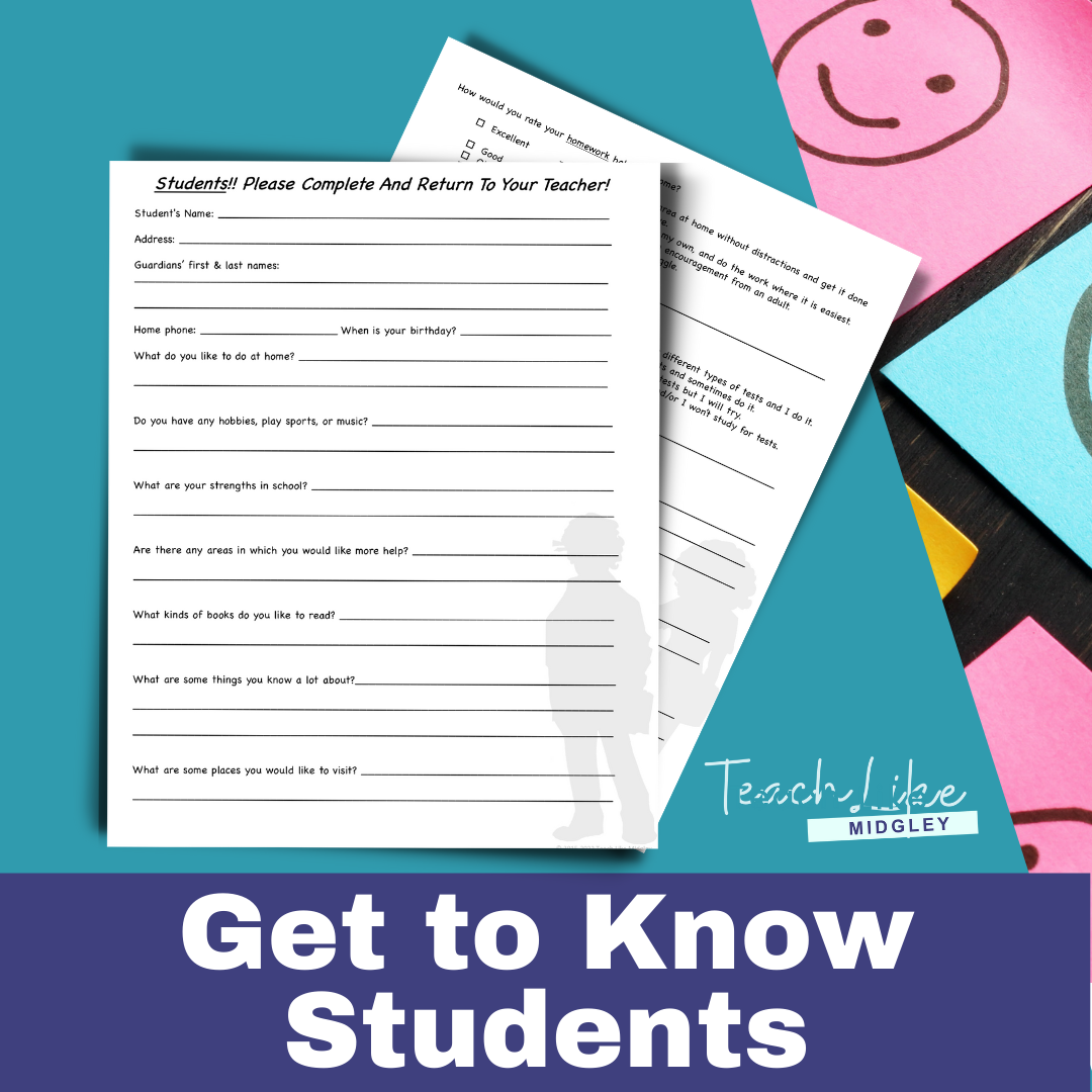 Back to School: Parent and Student Editable Survey Pack | Made By Teachers