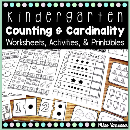 Kindergarten Counting And Cardinality Worksheets Activities And ...
