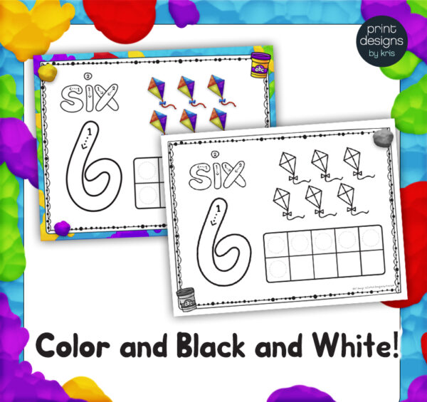 Playdoh Number Mats - Play Dough Number Mats | Made By Teachers