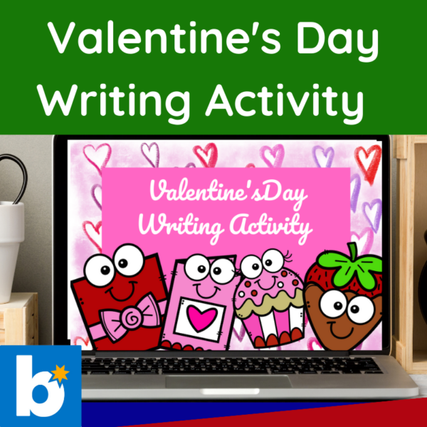 Valentine's Day Free Writing and Story Writing Activity Boom Cards ...