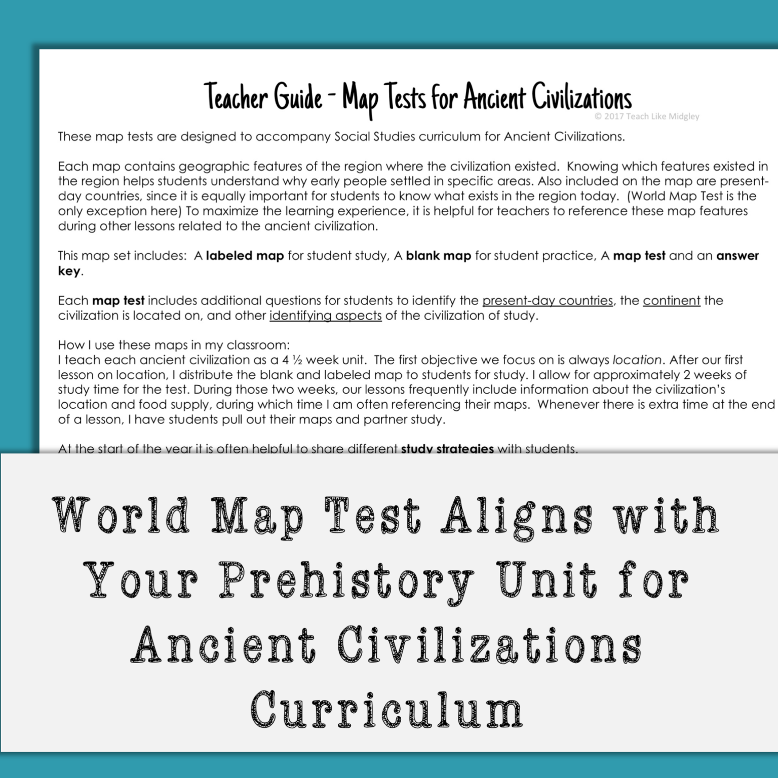 Prehistory World Map Test | Made By Teachers