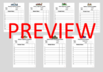 Editable Monthly Assignment Checklist | Made By Teachers