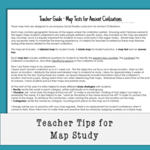Ancient Mesopotamia Map Test Set | Made By Teachers