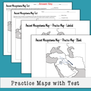 Ancient Mesopotamia Map Test Set | Made By Teachers