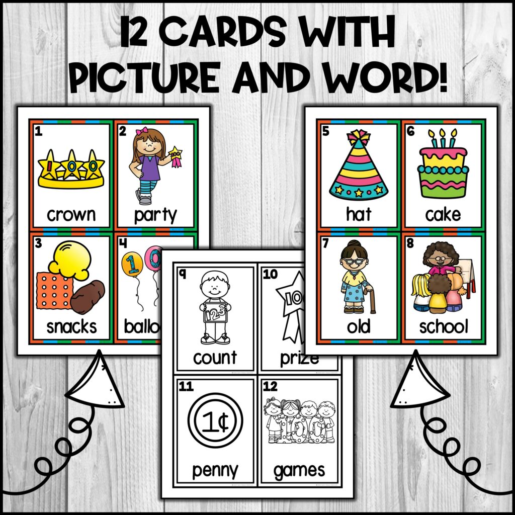 100th Day of School Write the Room Center | 100th Day Literacy Writing ...