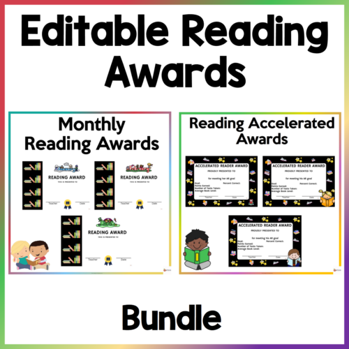 Editable Reading Awards Bundle | Made By Teachers