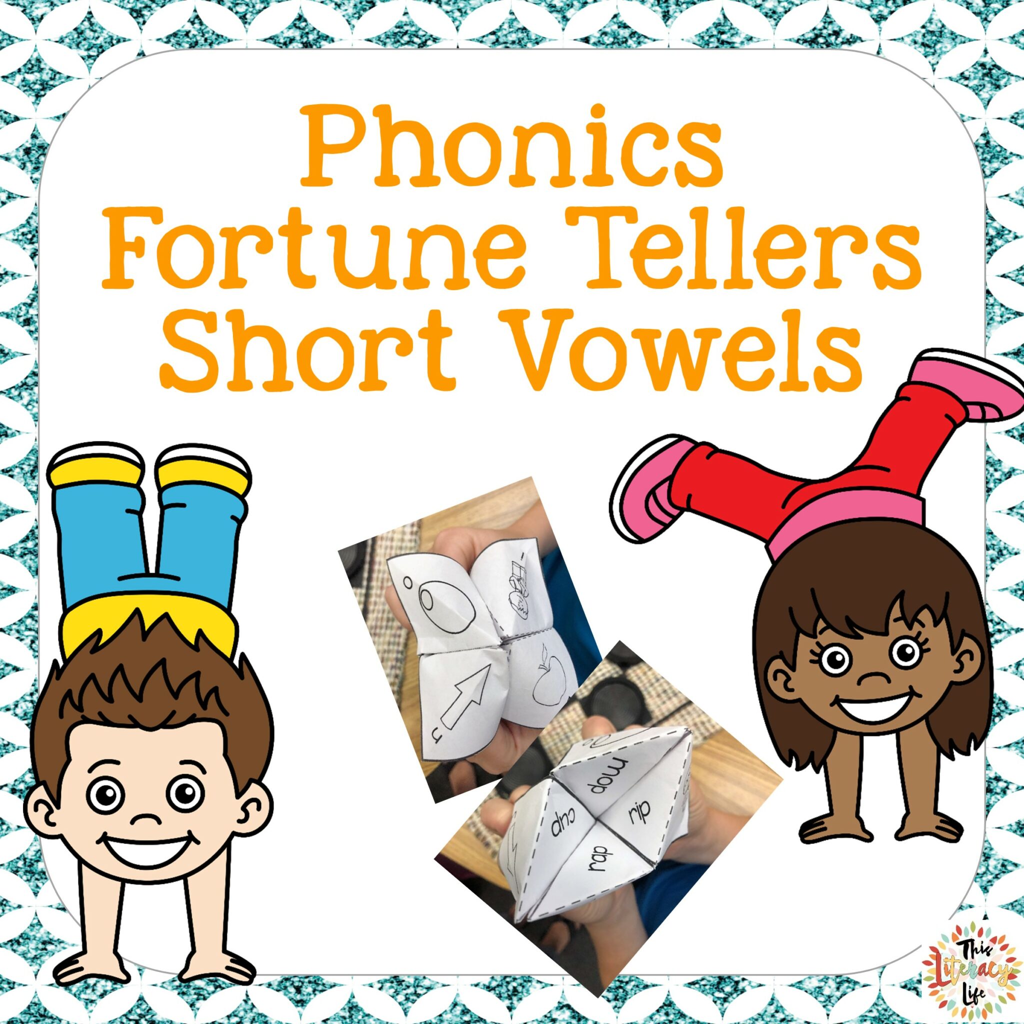Phonics Cootie Catchers: Short Vowels | Made By Teachers