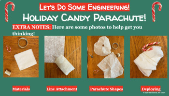 FUN Winter STEM Activity Candy Parachute Engineering Design Challenge ...