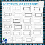 Writing PaperTemplates with Editable Writing Prompts / Titles | Made By ...