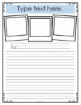 Writing PaperTemplates with Editable Writing Prompts / Titles | Made By ...