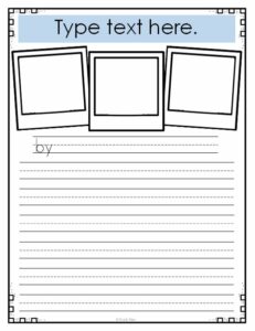 Writing PaperTemplates with Editable Writing Prompts / Titles | Made By ...