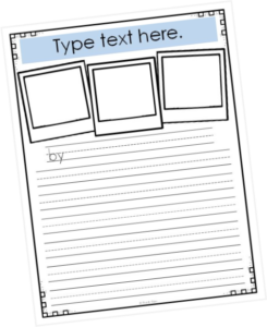 Writing PaperTemplates with Editable Writing Prompts / Titles | Made By ...