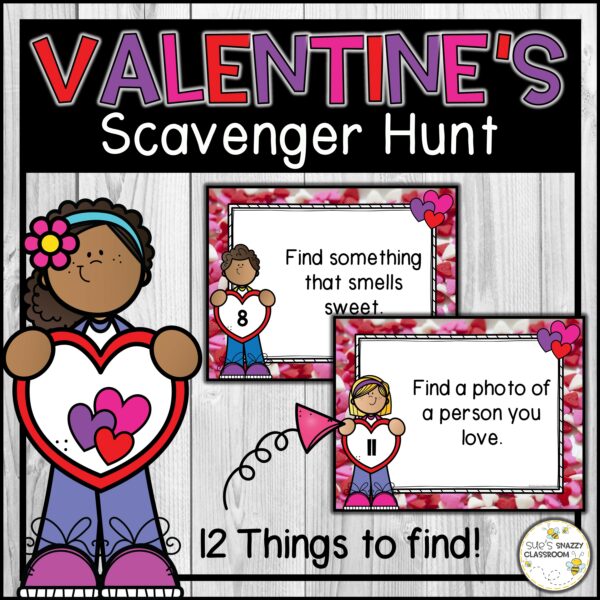 Digital Valentine's Day Scavenger Hunt | Distance Learning | Made By ...