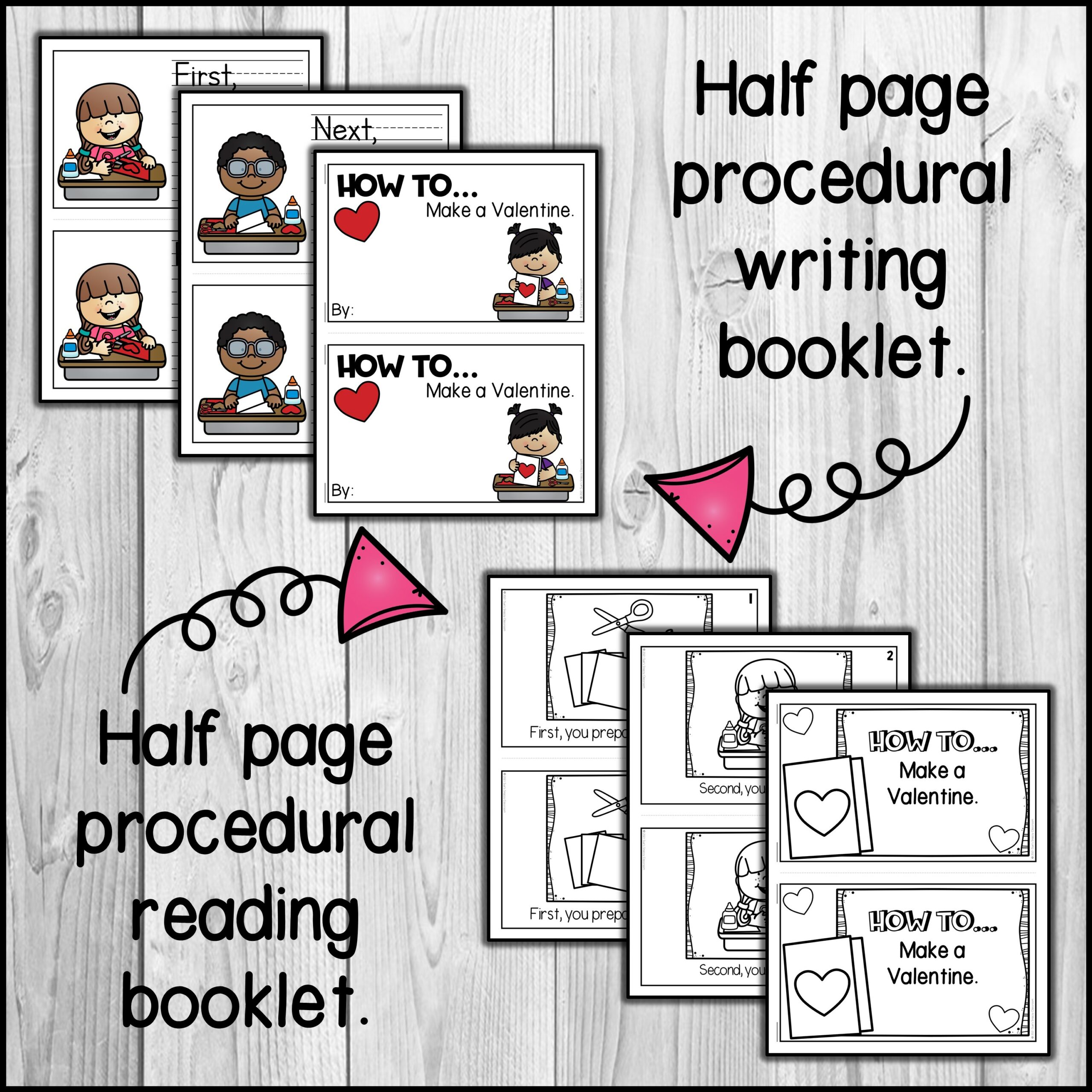 How to Make a Valentine - Procedural Writing, Sequencing and Craft ...