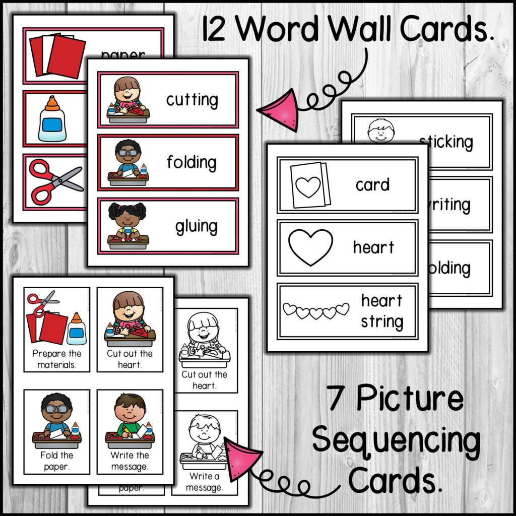 How to Make a Valentine - Procedural Writing, Sequencing and Craft ...