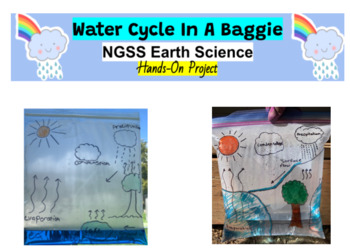 FUN Water Cycle in a Bag Project Middle School Earth Science Model STEM ...