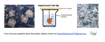 Fall Leaf Crystal Growing Lab Fun Hands On Middle School NGSS Activity ...