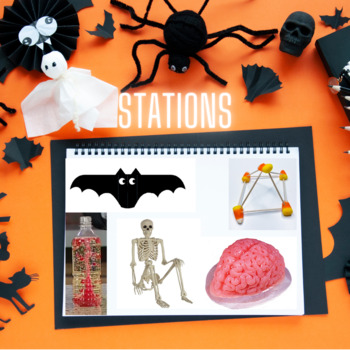 SPOOKY Science Experiment Lab Stations Hands-On FUN Middle School NGSS ...