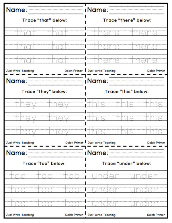 Primer Sight Word Task Cards | Made By Teachers