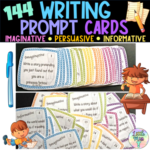 Summer Writing Prompts - Task Cards - Creative Persuasive Informative ...