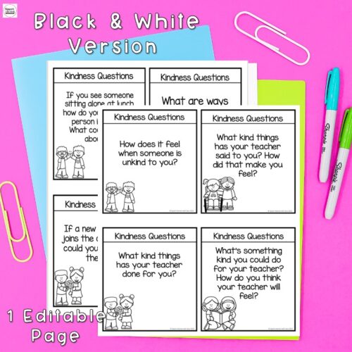 Questions about Kindness | Made By Teachers