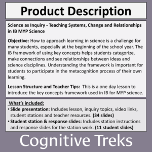 Science Inquiry & Exploration Stations | Systems Change & Relationships ...