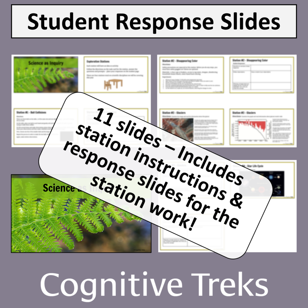 Science Inquiry & Exploration Stations | Systems Change & Relationships ...