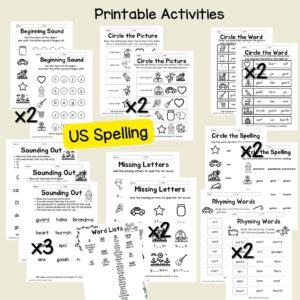 Spelling the 'ar' Vowel Sound - Phonics Story & Activities - 2 Versions ...