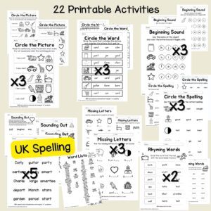 Spelling the 'ar' Vowel Sound - Phonics Story & Activities - 2 Versions ...