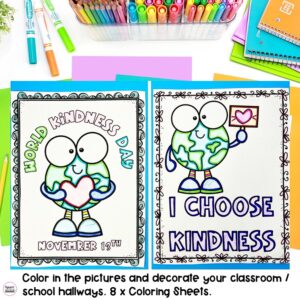 World Kindness Day Coloring Pages | Made By Teachers
