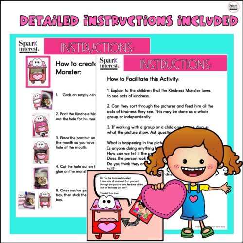 Kindness Monster Sort | Made By Teachers