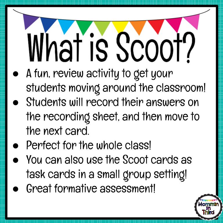 Comparing Fractions SCOOT Task Cards Activity Game l Intervention Test ...