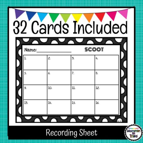Comparing Fractions SCOOT Task Cards Activity Game l Intervention Test ...