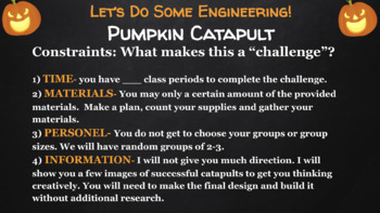 Halloween Engineering Challenge Candy Pumpkin Catapults STEM Activity ...