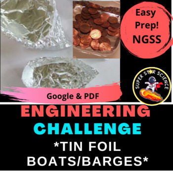 Tin Foil Boats EZ STEM Engineering Challenge Activity Middle School ...