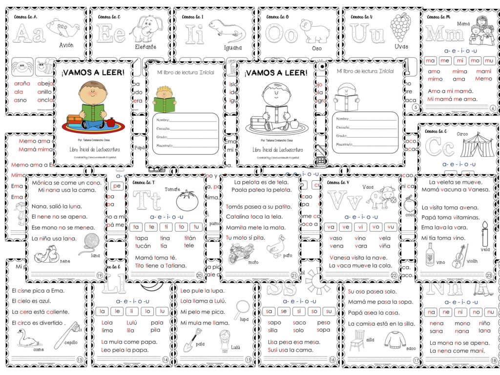 Spanish Reading Book for Beginners | Libro de Lectura Inicial | Made By ...