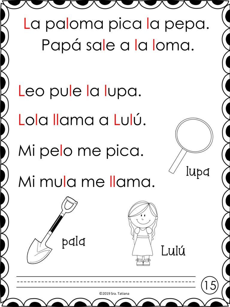 Spanish Reading Book for Beginners | Libro de Lectura Inicial | Made By ...