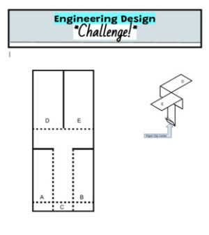 Middle School STEM Activity Engineering Challenge EZ Paper Helicopter ...