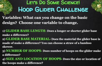 Middle School Engineering Design Process Challenge EZ Hoop Glider ...