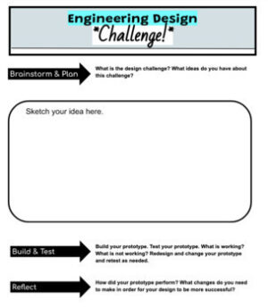 Middle School Engineering Design Process Challenge EZ Hoop Glider ...