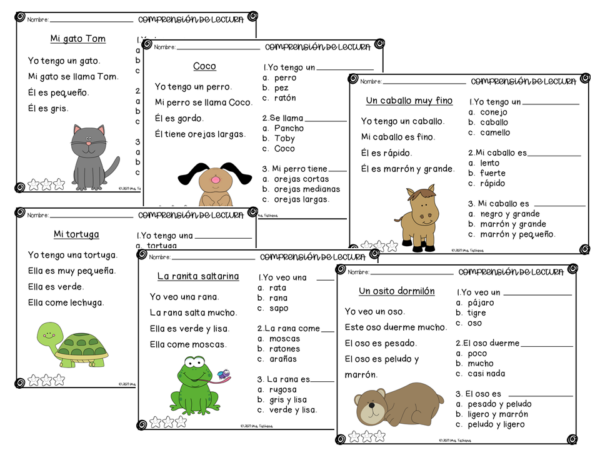 Comprensión de Lectura | Nivel Inicial en Google Slides | Lecturas ...