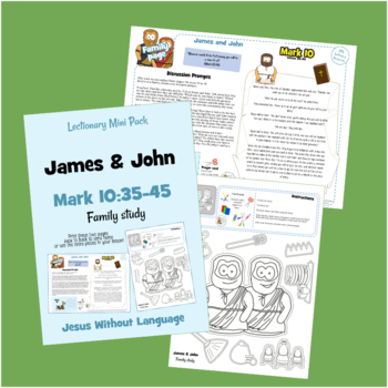 James and John Kids Ministry Lesson & Bible Crafts - Mark 10 | Made By ...