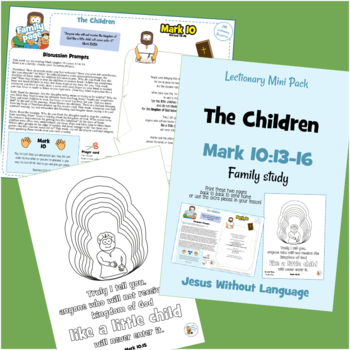 The Children Kids Ministry Lesson & Bible Crafts - Mark 10 | Made By ...