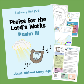 Psalm 111 - Kidmin Lesson & Bible Crafts + family study. | Made By Teachers