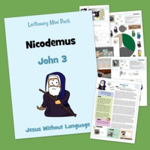 Nicodemus Kidmin Lesson & Bible Crafts - John 3 | Made By Teachers