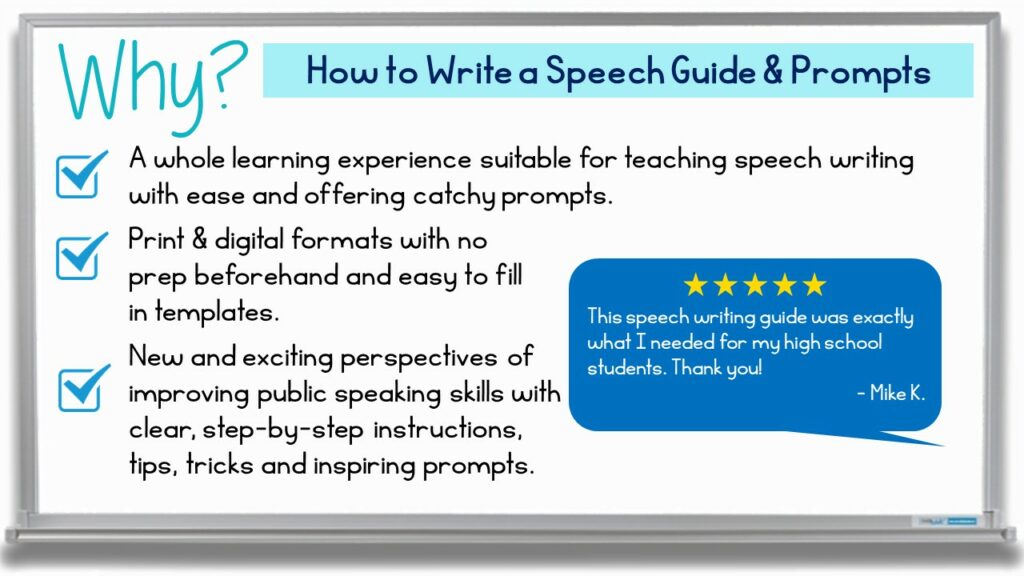 How to Write a Speech - Public Speaking Writing Guide - Outline, Format ...