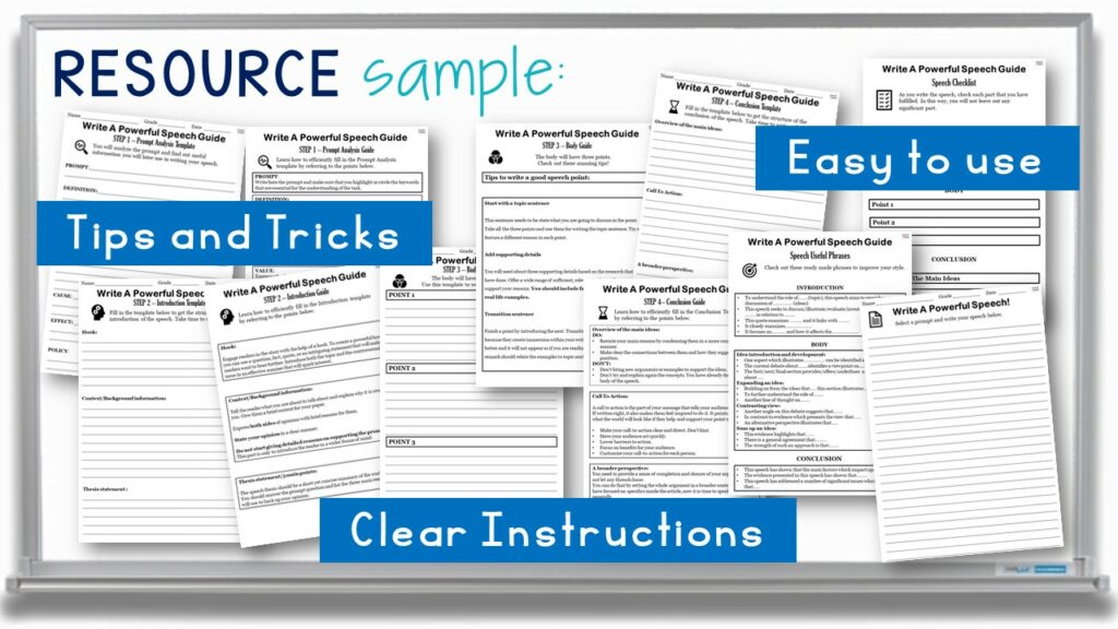 How to Write a Speech - Public Speaking Writing Guide - Outline, Format ...