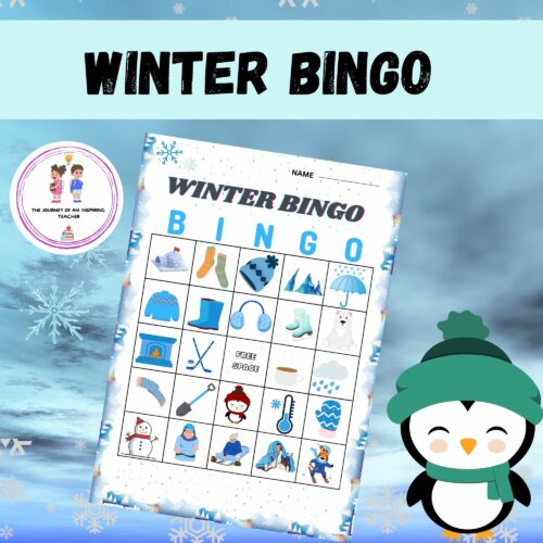 Winter Bingo Board Cards / Winter Game / WINTER BINGO | Made By Teachers