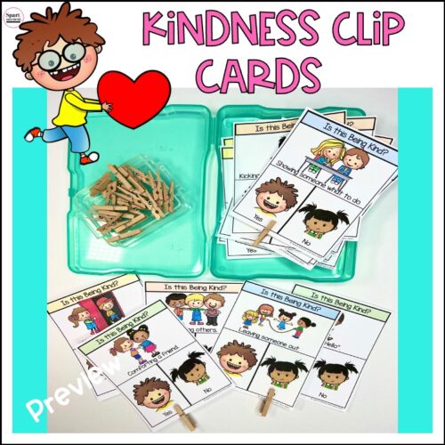 Kindness Clip Cards | Made By Teachers