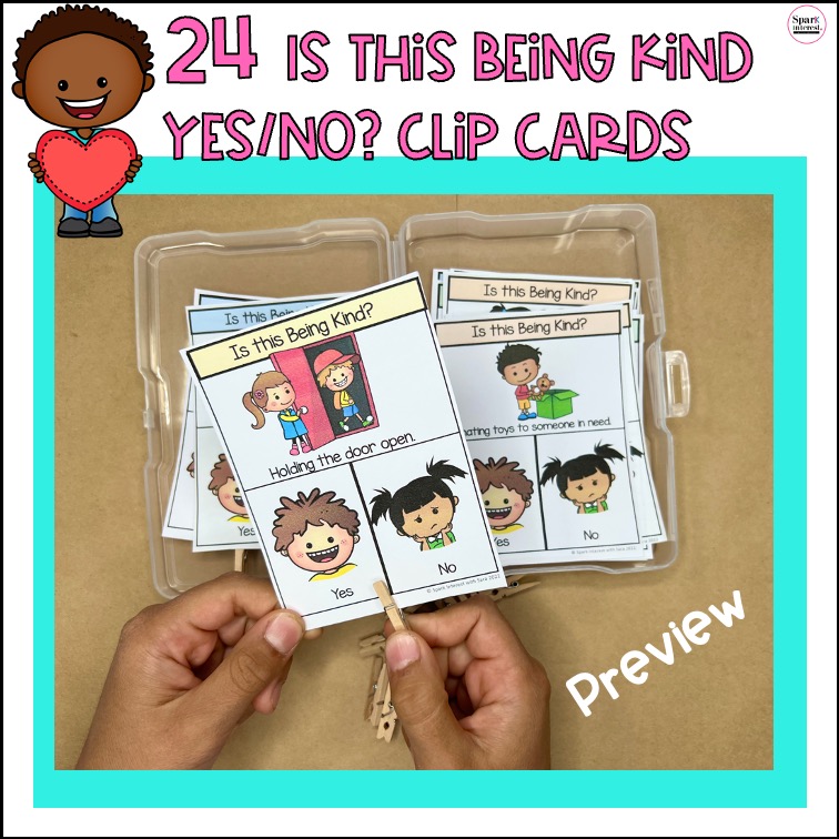 Kindness Clip Cards | Made By Teachers